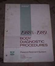 1989 Dodge Daytona Passive Restraint System Body Diagnostic Procedures