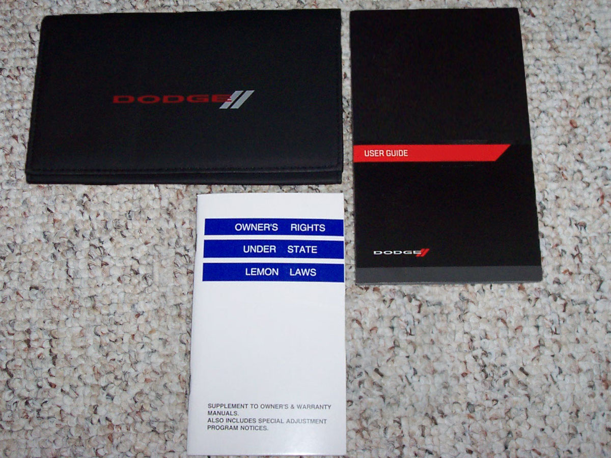 2024 Dodge Charger Owner Operator Maintenance Manual Set - Dodge ...